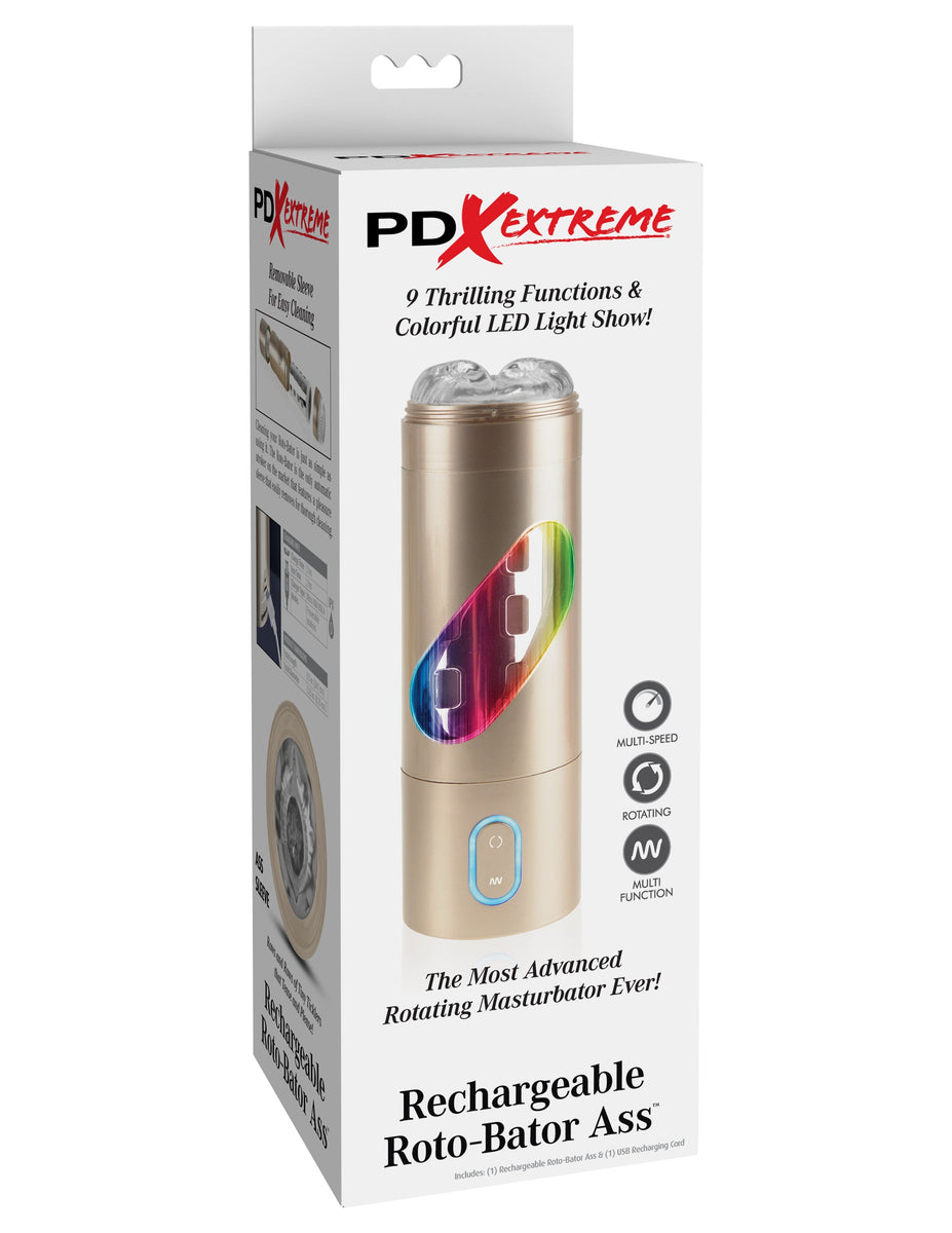 PDX Extreme Rechargeable Roto-Bator Ass – Pipedream Products